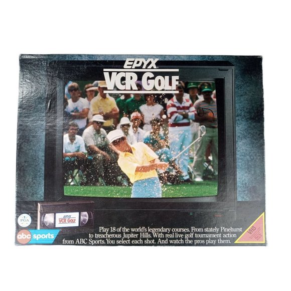 EPYX | Games | Vintage Vcr Golf Board Game Complete Abc Sports Pga Vhs ...